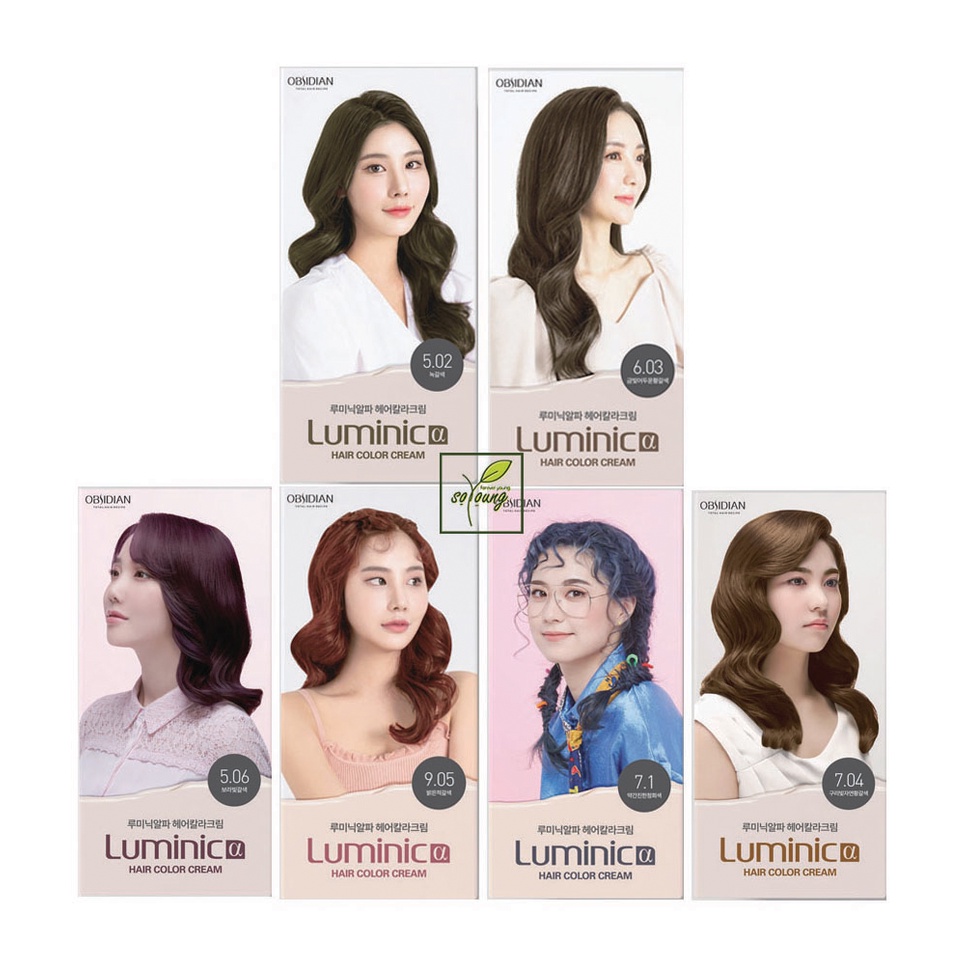 Thuốc Nhuộm Tóc Obsidian Luminic Hair Color Cream | Shopee Việt Nam