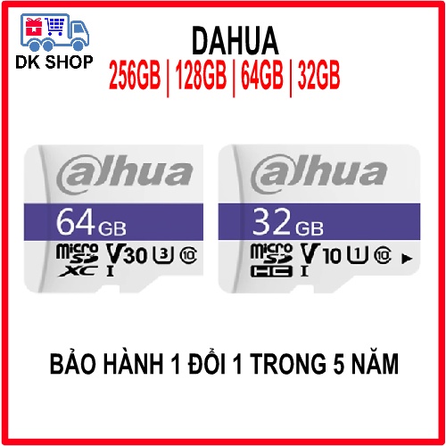 [Chính Hãng] Thẻ Nhớ Dahua 256GB | 128GB | 64GB | 32GB Tốc Độ Đọc 95MB/S | Shopee Việt Nam