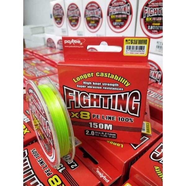 DÂY PE Pokee FIGHTING X8 - 150m | Shopee Việt Nam