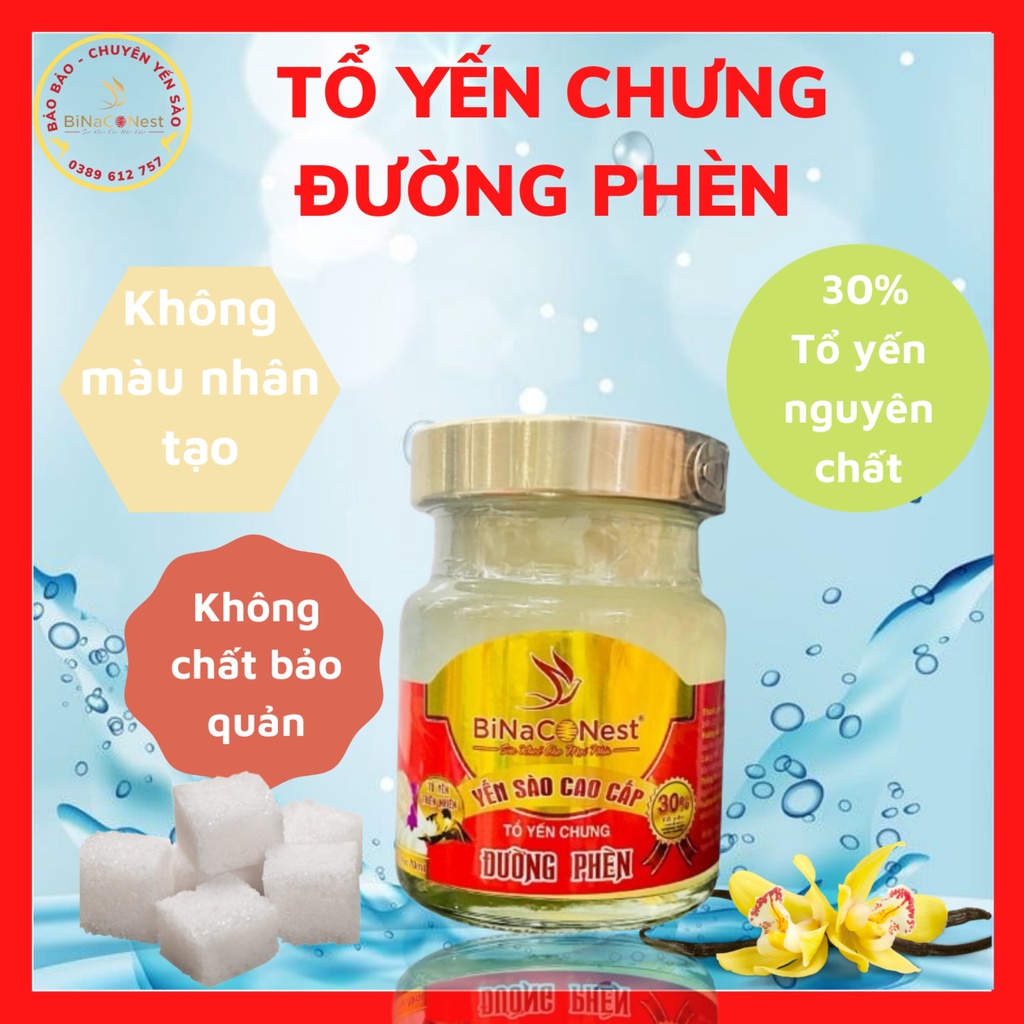 Tổ Yến Sào Binaco (01 Hũ) Chưng Sẵn Vị Đường Phèn 70ml Chính Hãng Nha ...
