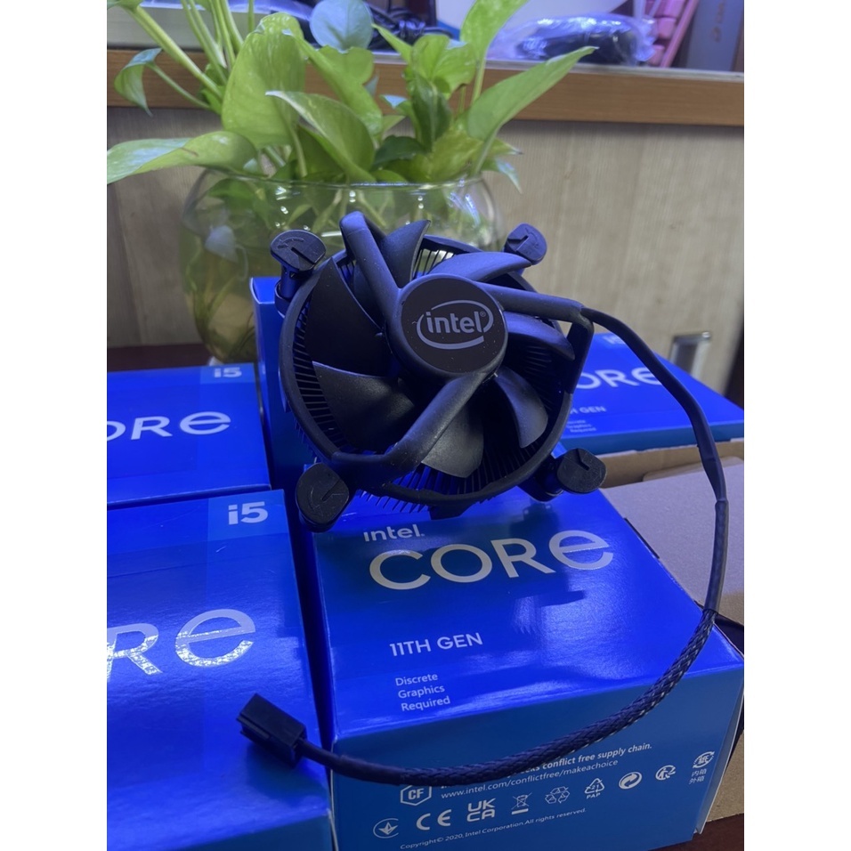 Fan zin CPU I3 I5 I7 LA 1150 1151 1155 1200 1700 new - tản nhiệt Intel xịn sò siêu mát box kèm ...