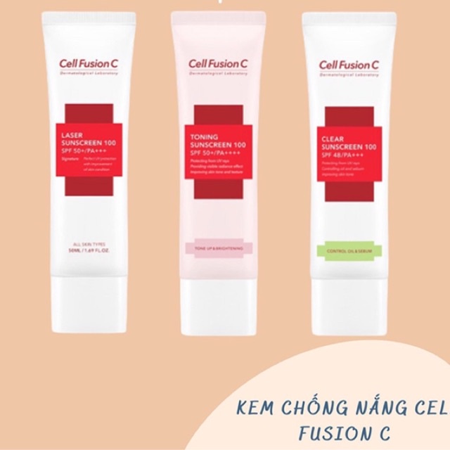 Kem chống nắng CELL FUSION C 50ml | Shopee Việt Nam