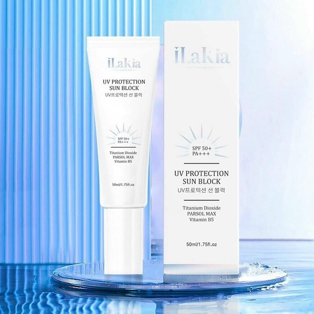 KEM CHỐNG NẮNG TRANG ĐIỂM ILAKIA UV SUN BLOCK SPF50 50G CHÍNH HÃNG ...