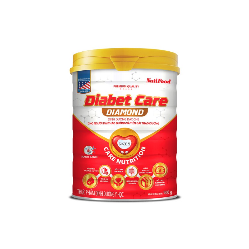 Sữa Diabet Care Diamond loại 400g và 900g Cho Người Bệnh Tiểu Đường ...