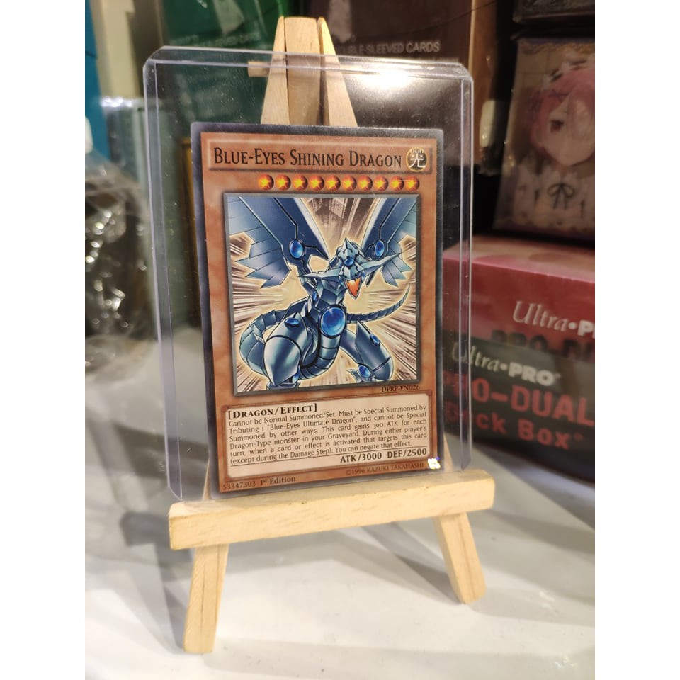 Lá thẻ bài Yugioh Blue Eyes Shining Dragon mons | Shopee Việt Nam