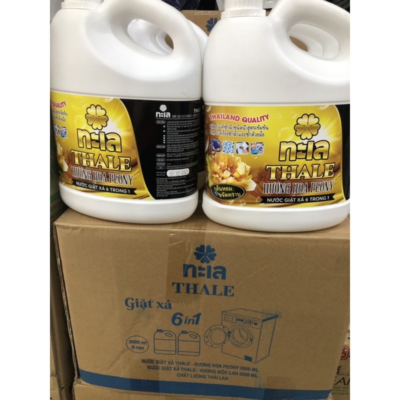 Nước giặt xả Thale 6 in 1 hương hoa PEONY 3500ml | Shopee Việt Nam