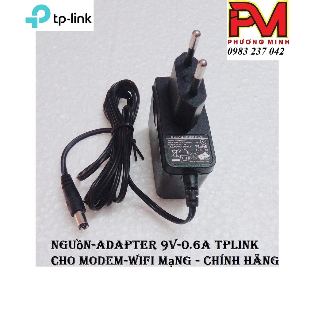 Nguồn adapter 9V-0.6A - 5v-0.6A Tplink - ACbel dành cho Wifi modem mạng ...