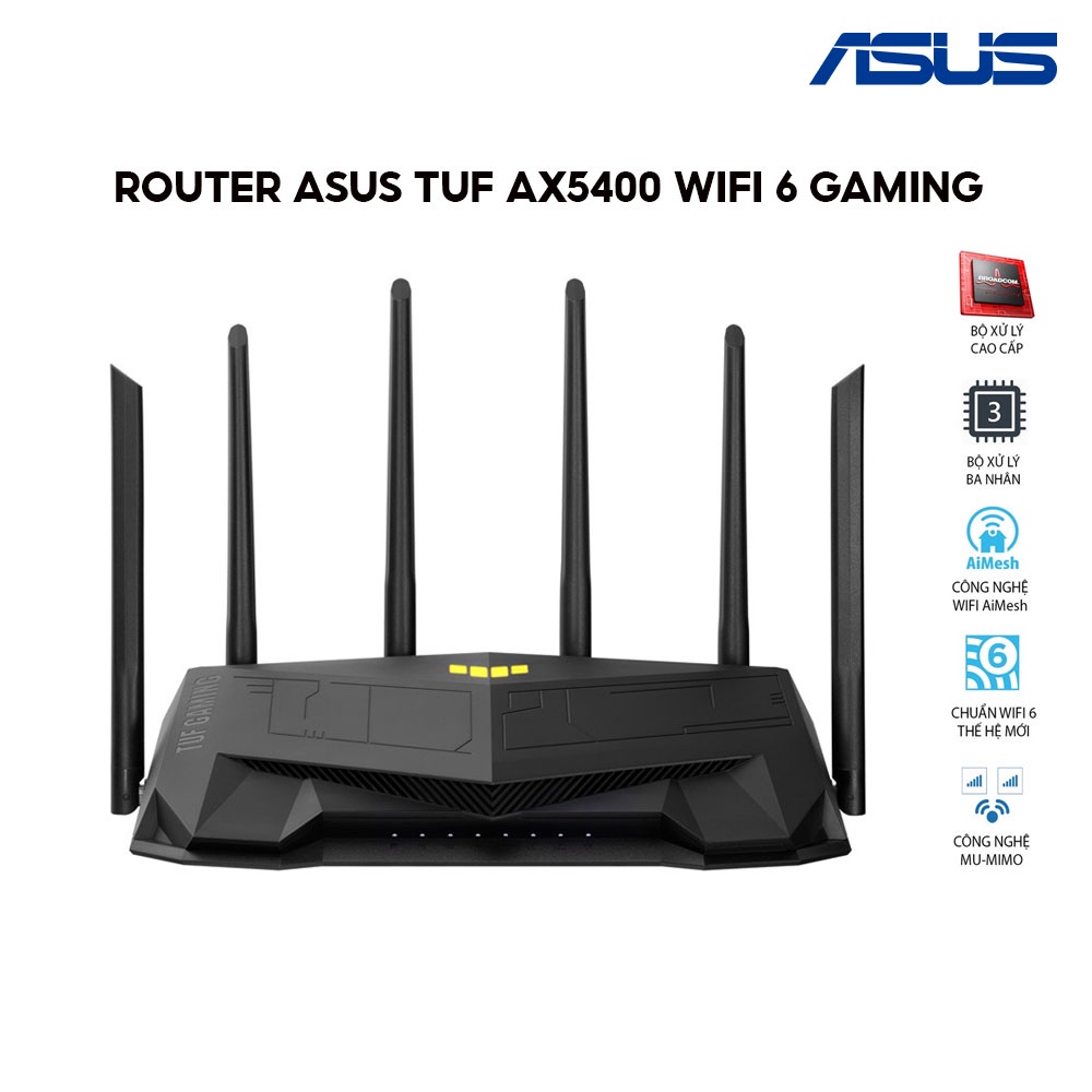 Router ASUS TUF AX5400 Wifi 6 Gaming | Shopee Việt Nam