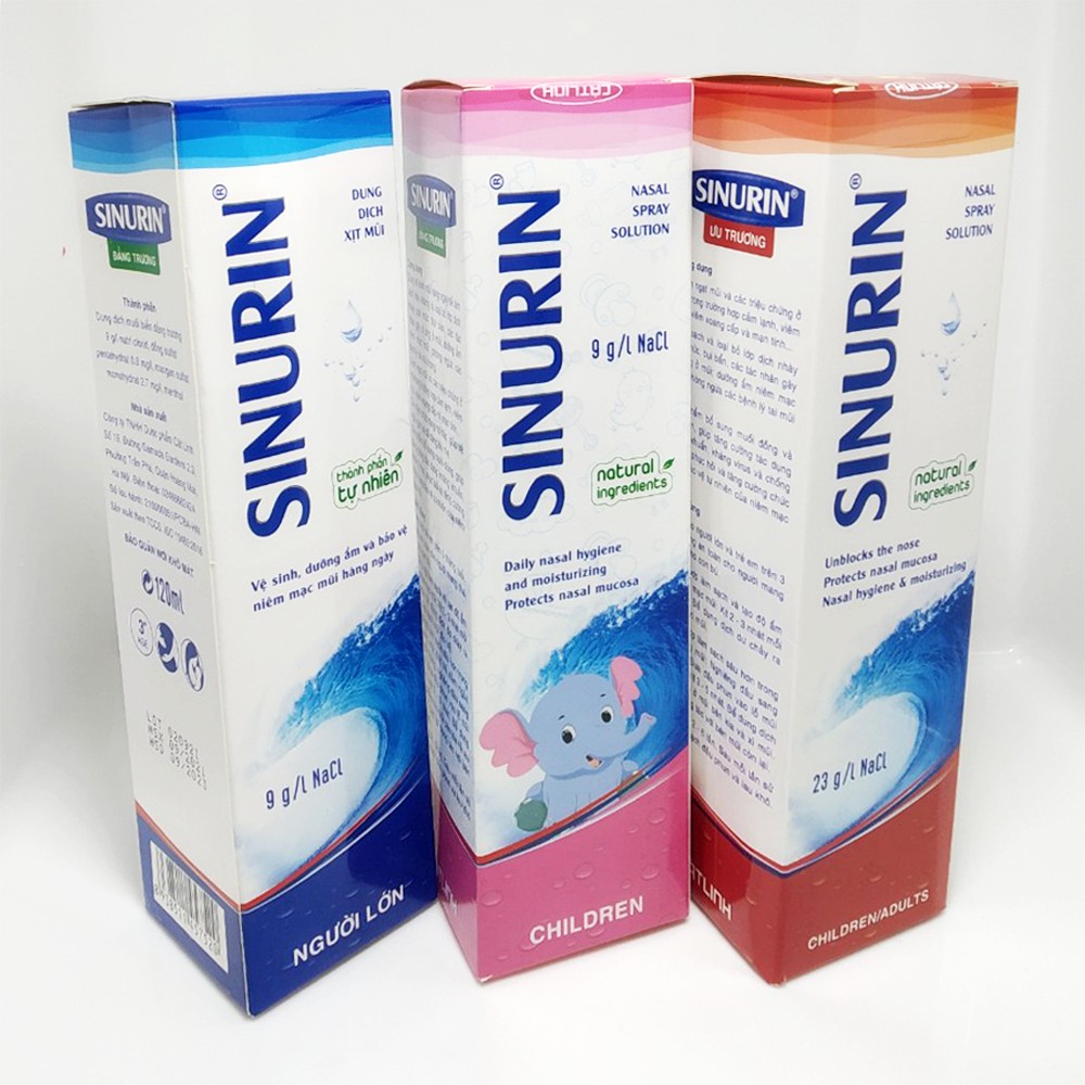 Dung dịch xịt mũi Sinurin 120ml | Shopee Việt Nam