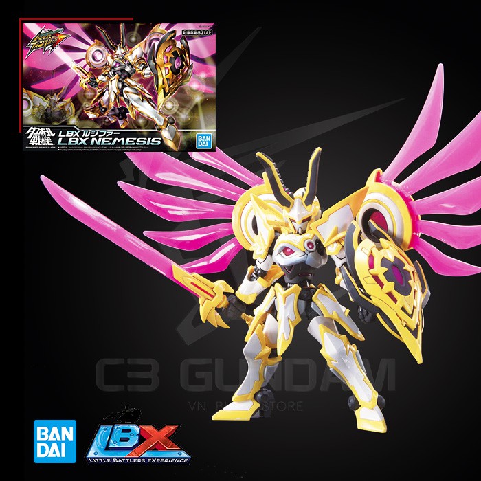 MÔ HÌNH BANDAI ĐẤU SĨ LBX HYPER FUNCTION 004 LUCIFER - NEMESIS | Shopee Việt Nam