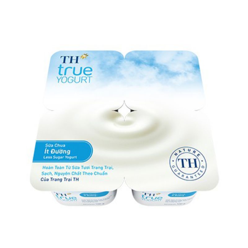 SỮA CHUA TH TRUE MILK ÍT ĐƯỜNG ( LỐC 4 HỘP) | Shopee Việt Nam