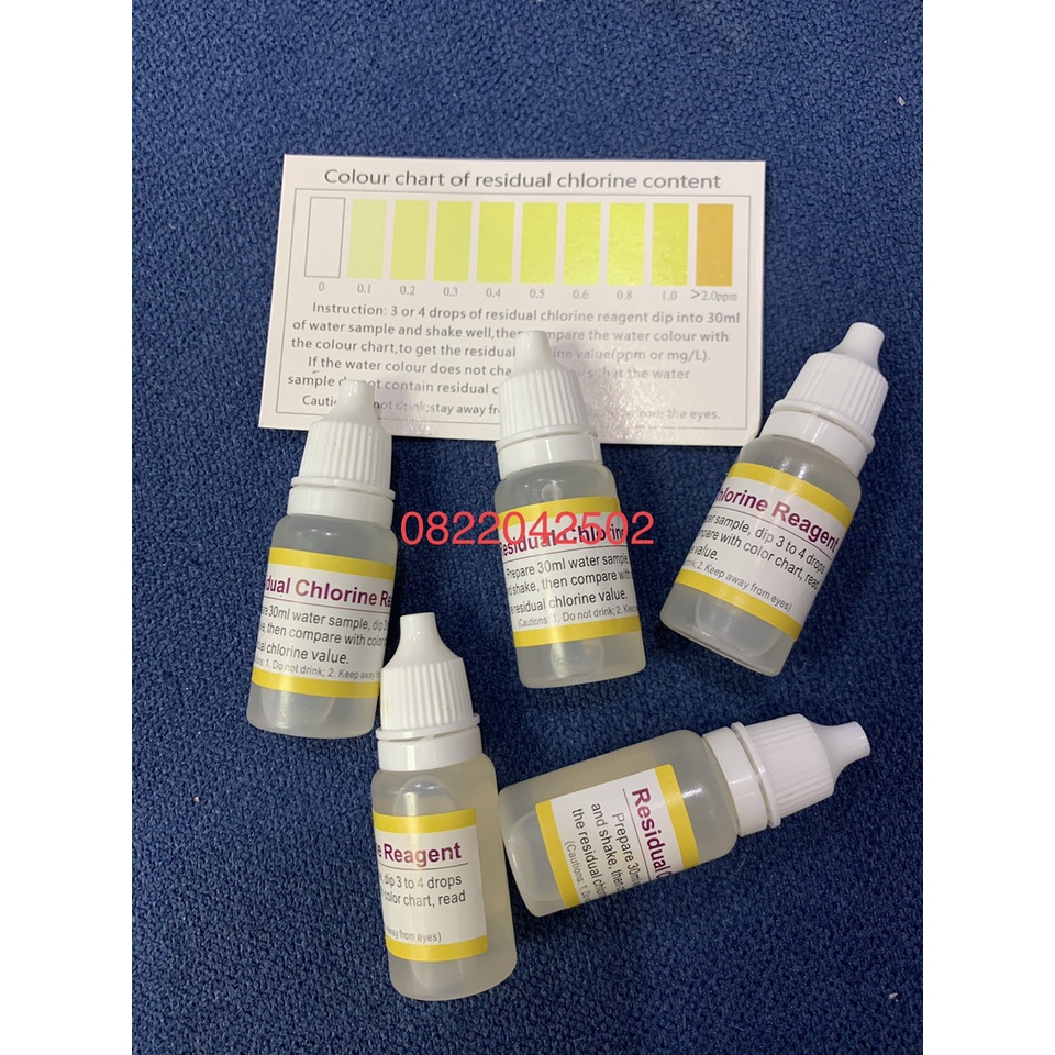 Dung Dịch Thử Clo Dư Trong Nước Máy - Lọ Test Dung Dịch 10ml | Shopee ...