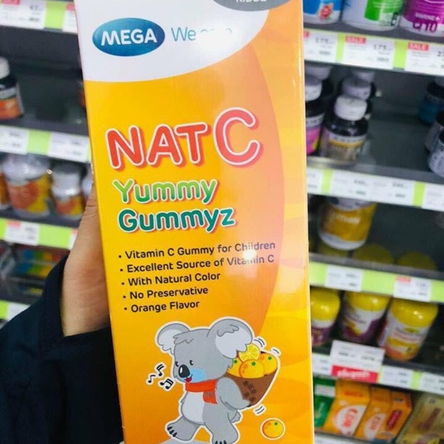 KẸO VITAMIN C NATC GUMMY THÁI | Shopee Việt Nam