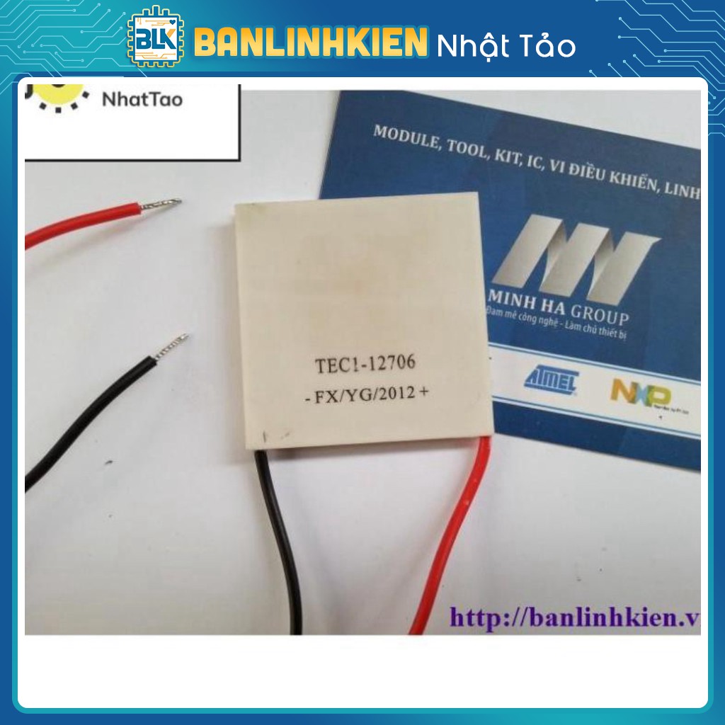Module Chuyển Nhiệt TEC1-12706 40x40mm (Sò Nóng Lạnh 60W) Mã LK_02460 ...