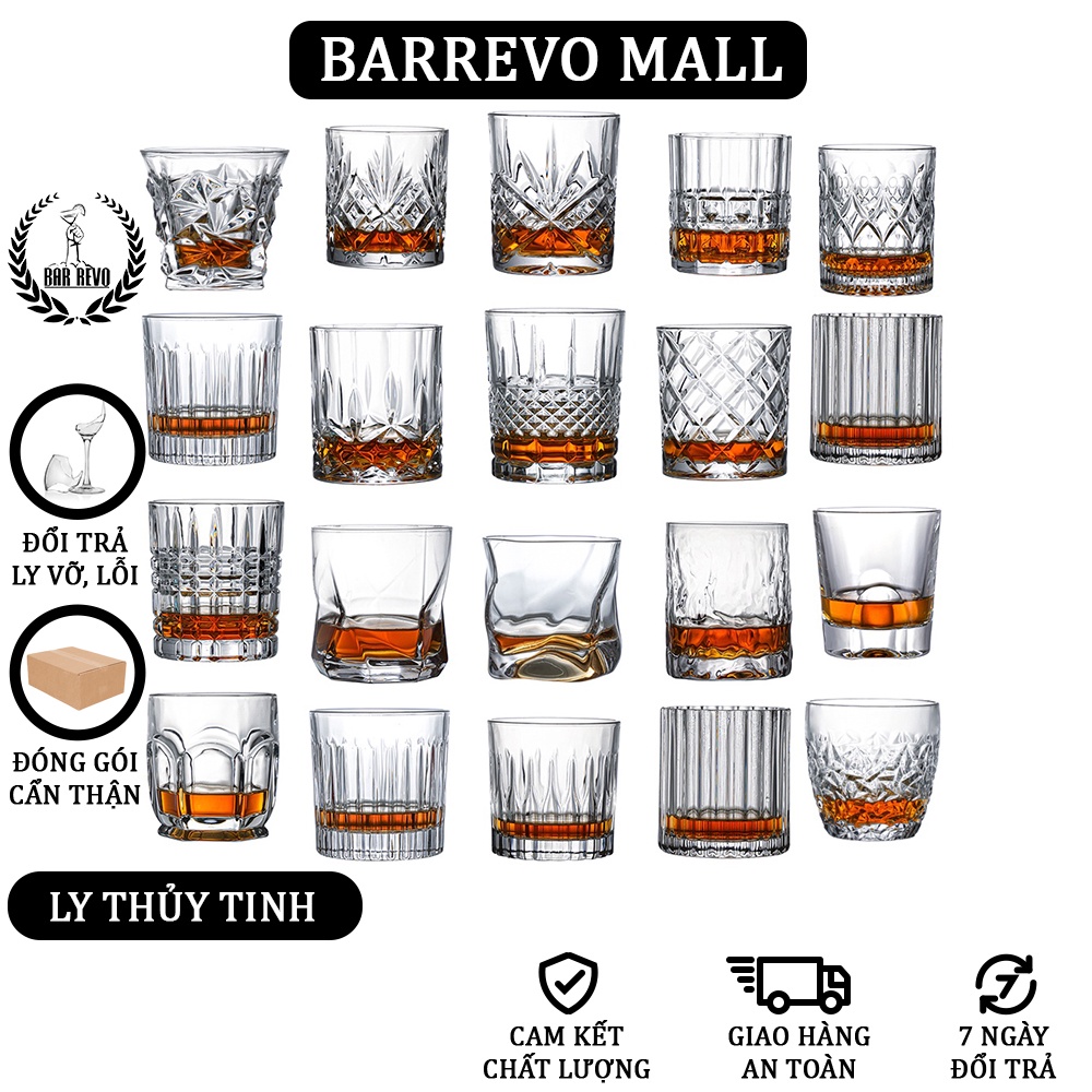 Ly Whiskey - Rock Whiskey Glass - Ly Rock Thủy Tinh | Shopee Việt Nam