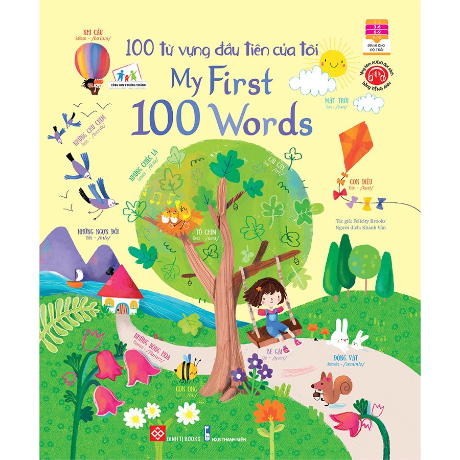 Sách - 100 từ vựng đầu tiên của tôi - My first 100 words | Shopee Việt Nam