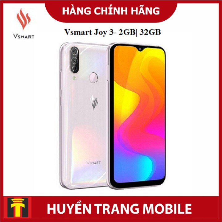 ĐIỆN THOẠI VSMART JOY 3 - 2GB- 32GB- HÀNG CHÍNH HÃNG- BẢO HÀNH 18 THÁNG ...