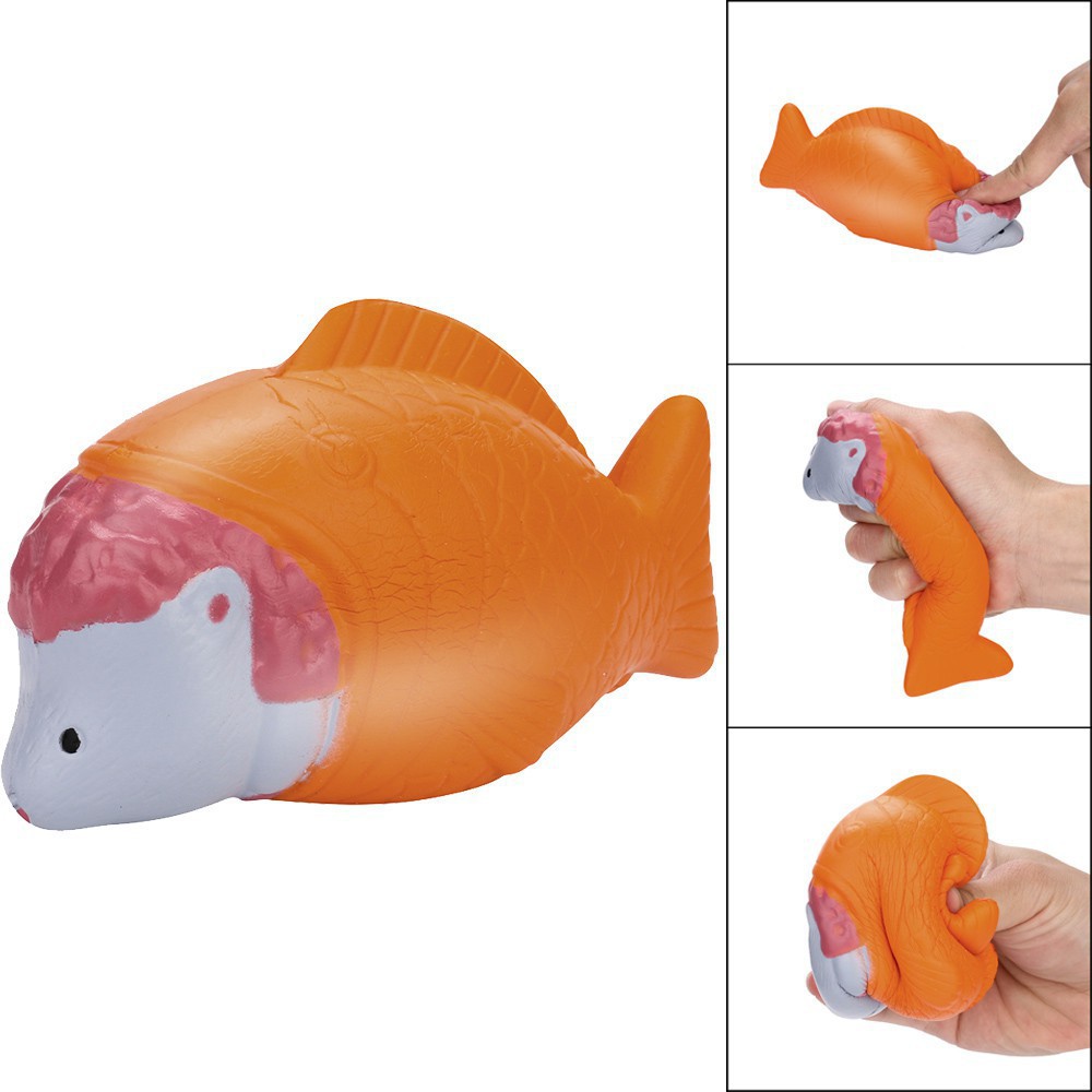 Squishy Cartoon Mouse Fish Squishy Slow Rising Squeeze Toys Jumbo ...