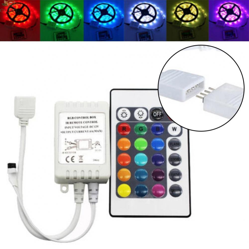 ⭐ BIG DISCOUNTS⭐ LED Strip Light RGB Control Box + 24 keys IR Remote ...