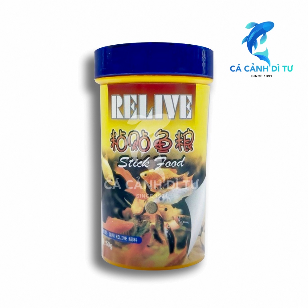 Thức ăn dán kính cho cá cảnh RELIVE Stick Food (Lọ 50 gram) | Shopee ...