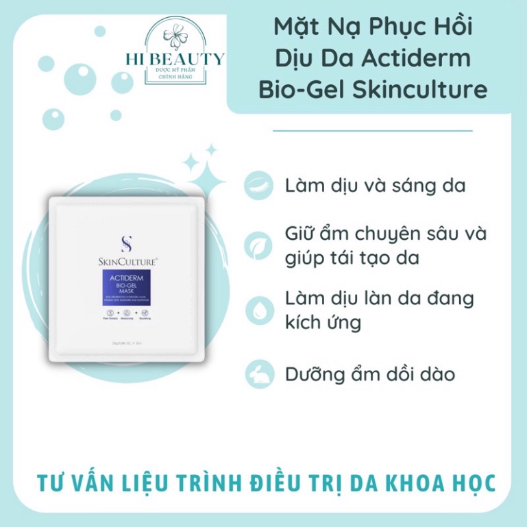 Mặt Nạ Phục Hồi Làm Dịu Da Actiderm Bio-Gel Skinculture 25g | Shopee ...