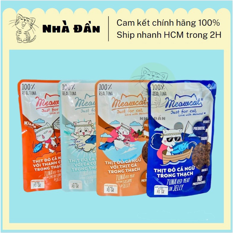 Pate cho mèo meowcat gói 70g | Shopee Việt Nam