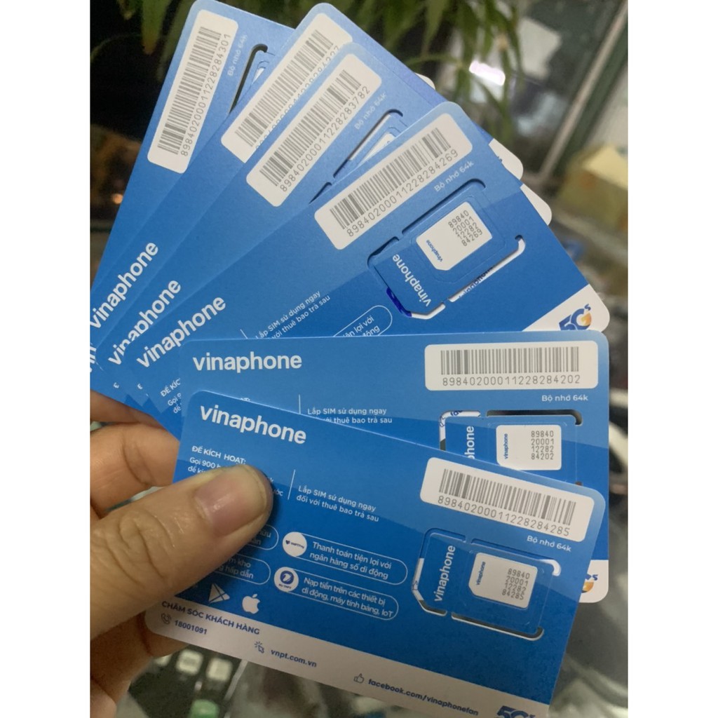 Sim 4G Vinaphone Gói Fhappy 49k/tháng và Fclub 79k/tháng gọi, lướt web ...