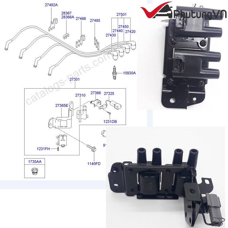 Mobin Hyundai Accent,Mô bin đánh lửa Hy Accent 2730126600 -Hàng chính ...