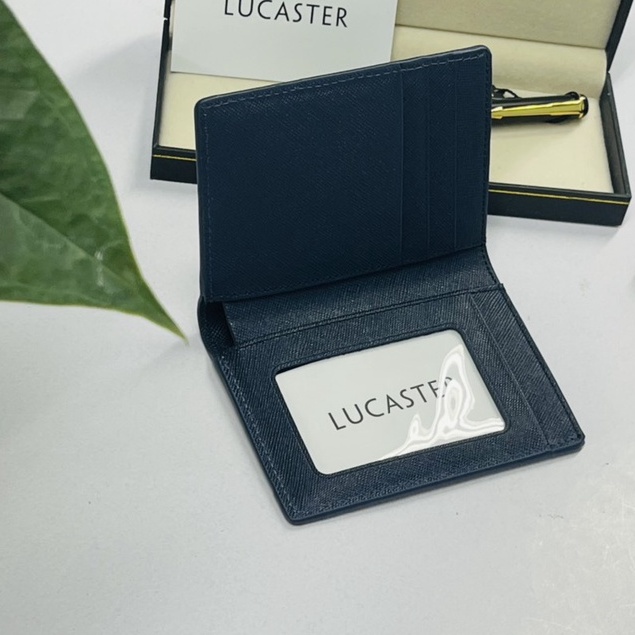 ví da khắc tên ,ví nam Luke da thật thời trang Lucaster dáng đứng và ...