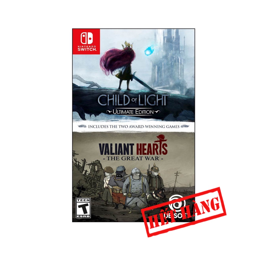 Nintendo Switch Child Of Light & Valiant Heart LIKE NEW | Shopee Việt Nam