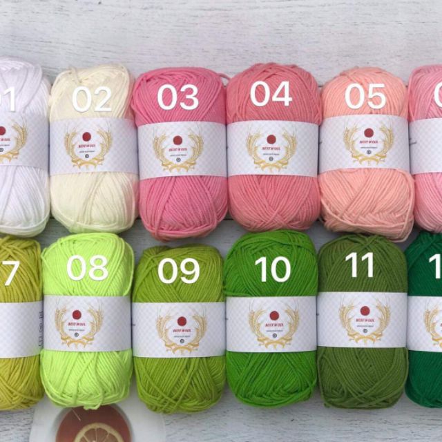 Len best wool 50gr | Shopee Việt Nam