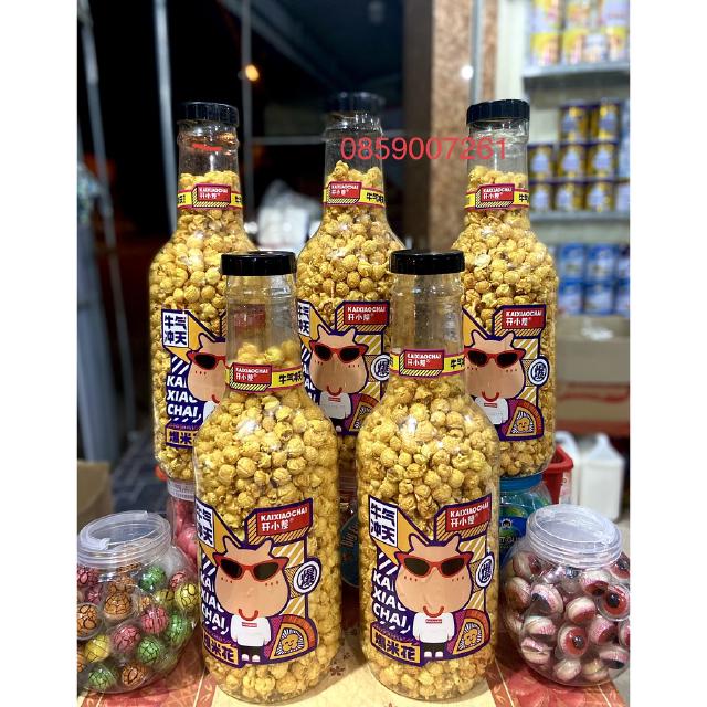 Bỏng ngô khổng lồ/ Bắp rang khổng lồ 2 vị Caramel & Bơ - Chai Nhỏ 210G | Shopee Việt Nam