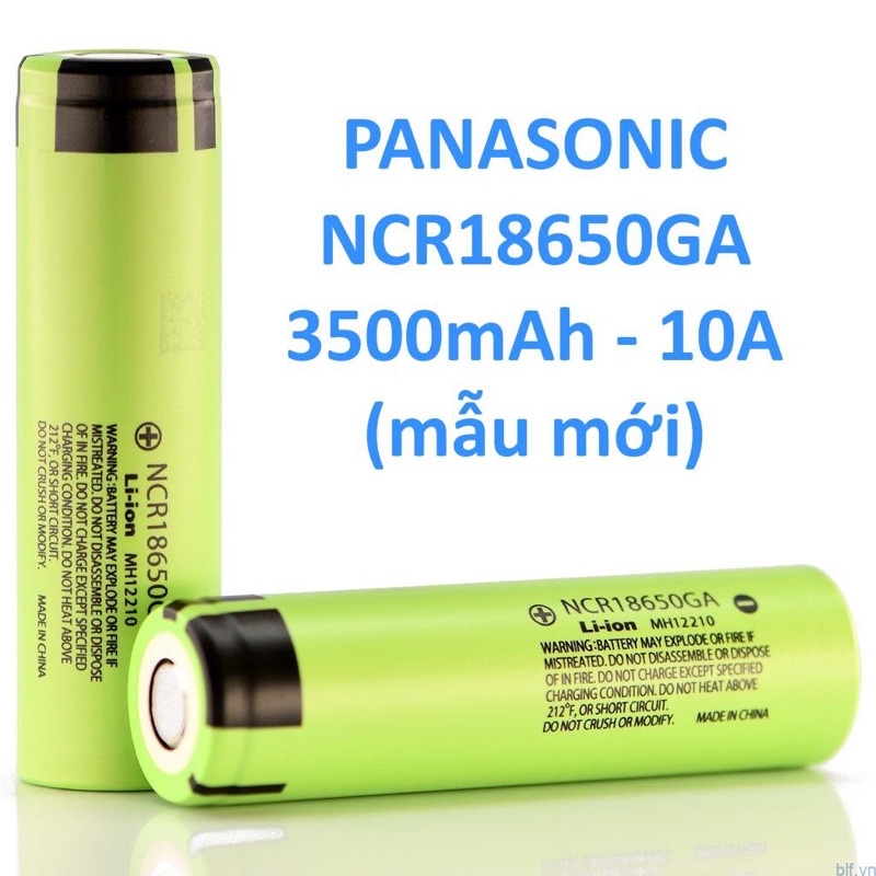 Panasonic NCR18650GA 3500mAh xả 10A Cell li-ion 18650 | Shopee Việt Nam