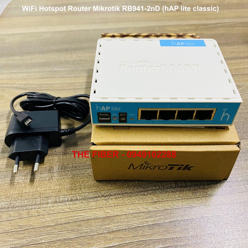 WiFi Hotspot Router Mikrotik RB941-2nD (hAP lite classic) | Shopee Việt Nam