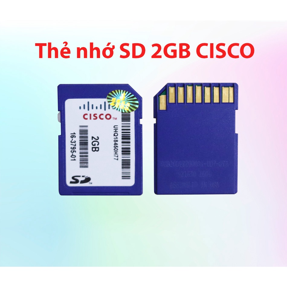 Thẻ nhớ SD 2GB hãng Cisco, SD Card dùng cho máy công nghiệp, thiết bị ...
