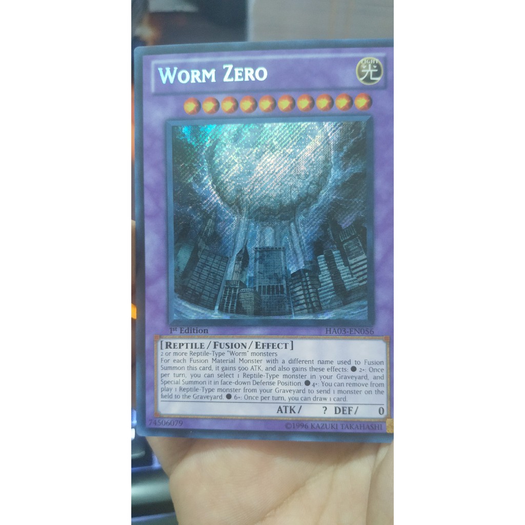 [Thẻ bài Yugioh TCG] HA03-EN056 Worm Zero Secret Rare 1st Edition ...