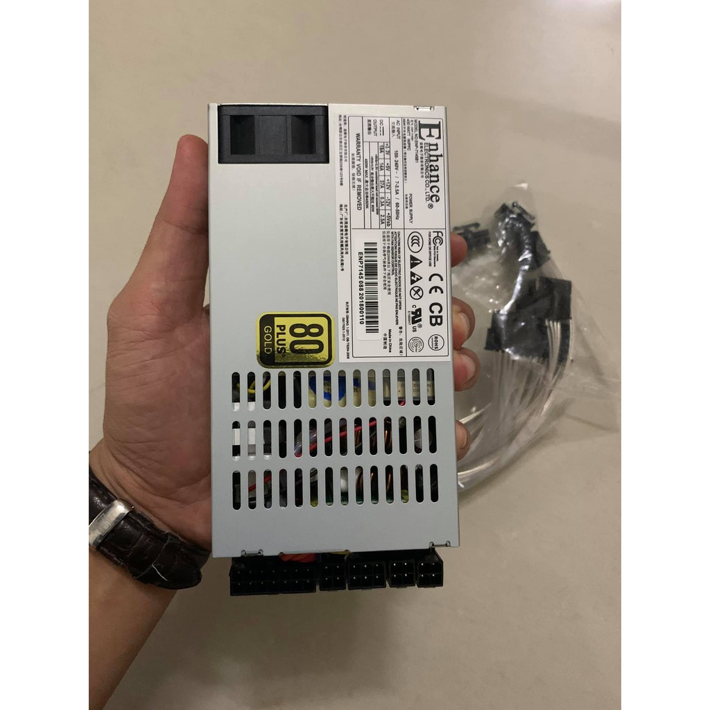 Nguồn flex 1U Enhance 450w full modular + dây teflon | Shopee Việt Nam
