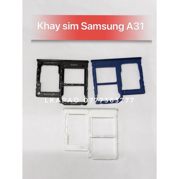 Khay sim Samsung A31 nhiều màu zin new | Shopee Việt Nam