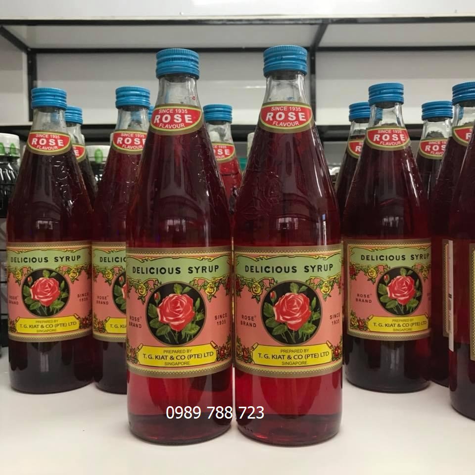 Siro Delicious vị Hoa hồng Singapore chai 700ml | Shopee Việt Nam
