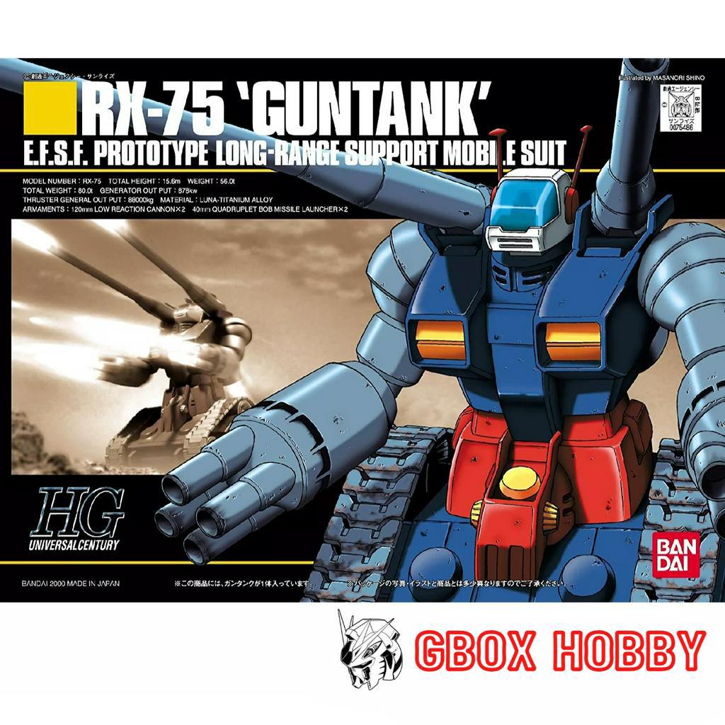 Gundam HG RX-76 GunTank Tank HGUC Bandai 1/144 Mô hình nhựa lắp ráp ...