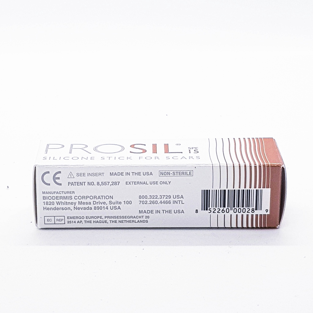 Kem sẹo ProSil 100% Silicon Gel 4,25g USA/SPF15+ Giảm thâm sẹo Biodermis Dạng Thỏi Tiện Lợi ...