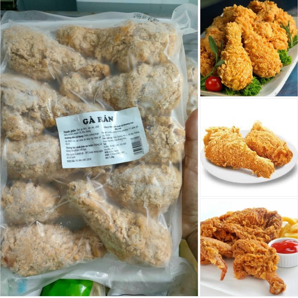 ĐÙI GÀ RÁN TẨM BỘT (GÓI 9 cái to hoặc 10 CÁI nhỏ) SIÊU NGON KHOẢNG 1KG2 | Shopee Việt Nam
