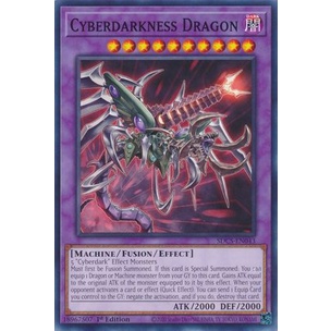 Thẻ bài Yugioh - TCG - Cyberdarkness Dragon / SDCS-EN043' | Shopee Việt Nam