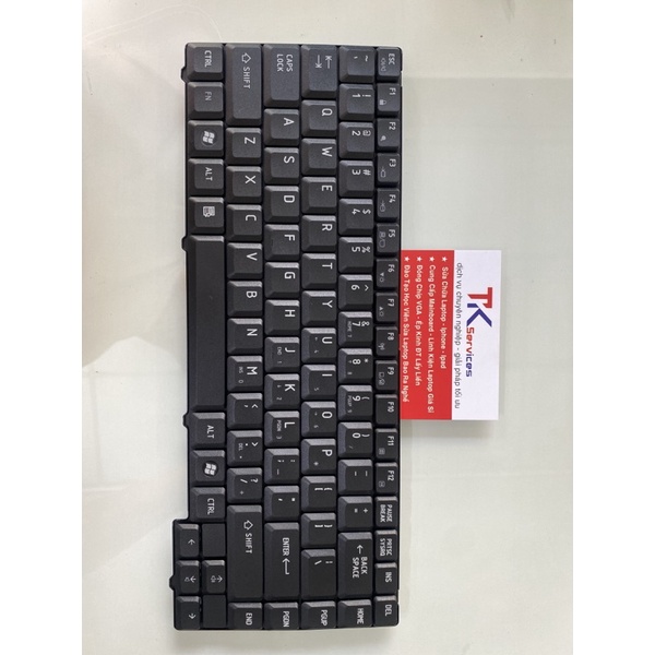 [HÀNG SẴN] BÀN PHÍM LAPTOP TOSHIBA Satellite L40 L45 L401 L402 L405 - L40 ( Cáp cong) ĐEN-BẢO ...
