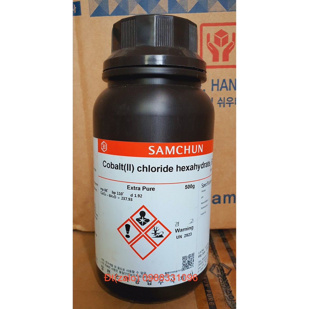 Cobalt(II) chloride hexahydrate CoCl2-6H2O Cas 7791-13-1 | Shopee Việt Nam