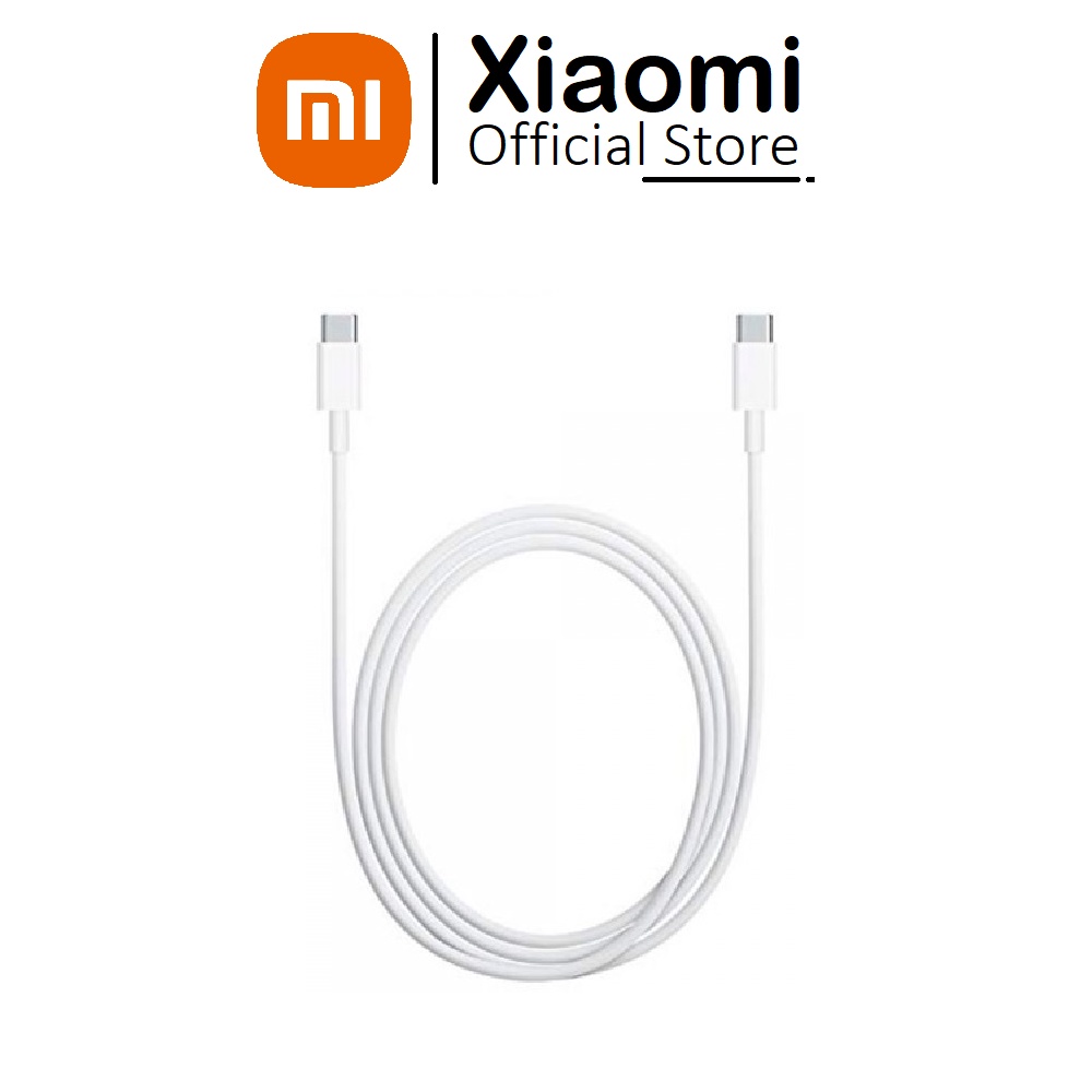 Cáp sạc Xiaomi Type C to Type C ( USB-C to USB-C ) Công suất 5A-100W tốc độ truyền 480Mbps, dài ...