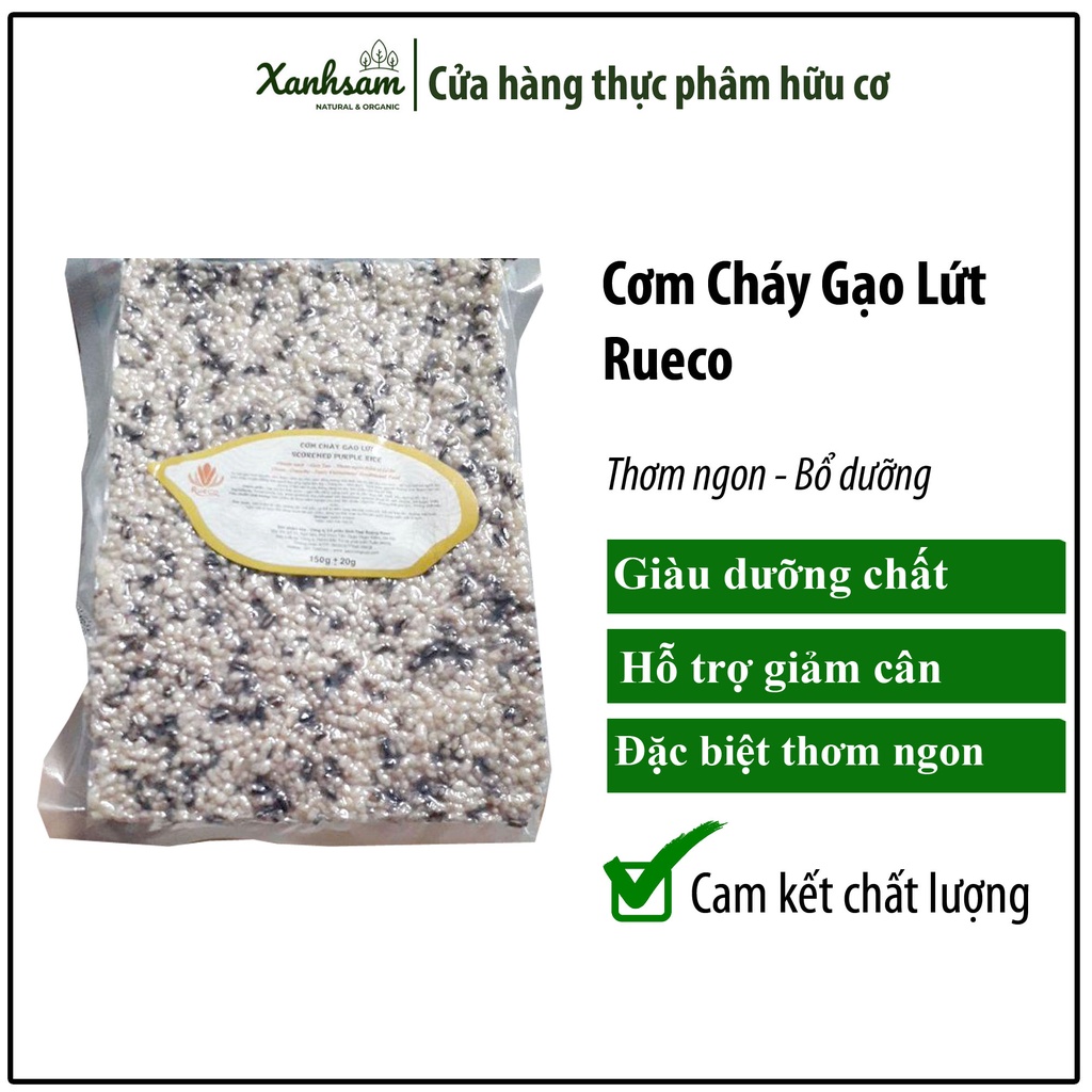 Cơm Cháy Gạo Lứt 150gr Rueco - XanhSam Organic | Shopee Việt Nam