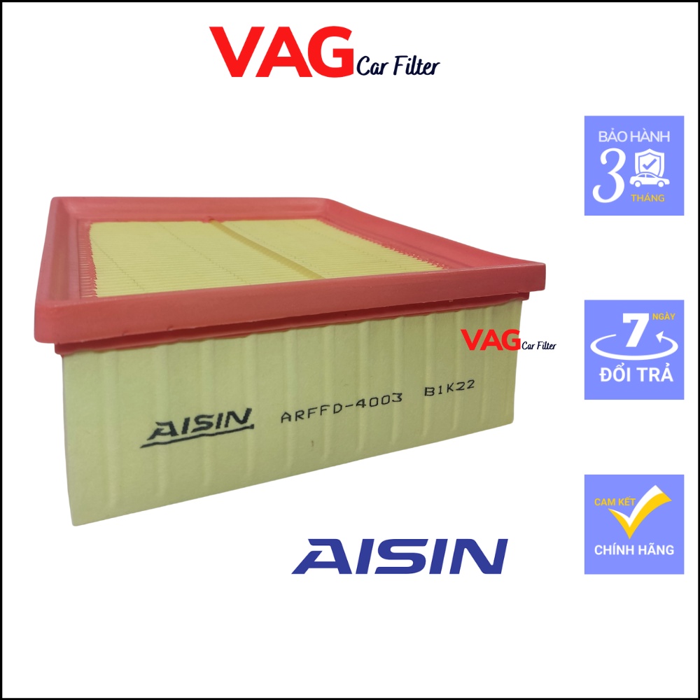 [ Aisin Filter] Lọc gió đồng cơ Ford Fiesta, Ecosport 8V219601AA ,Chính ...