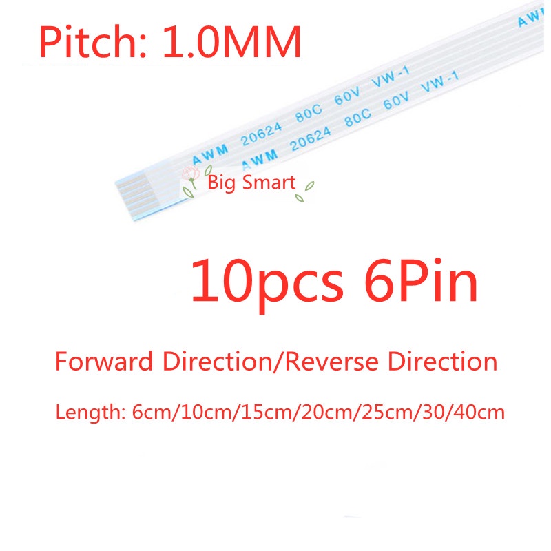 Set 10 Dây Cáp Màn Hình LCD 6pin FFC FPC 1.0mm 6 Pin 60V | Shopee Việt Nam