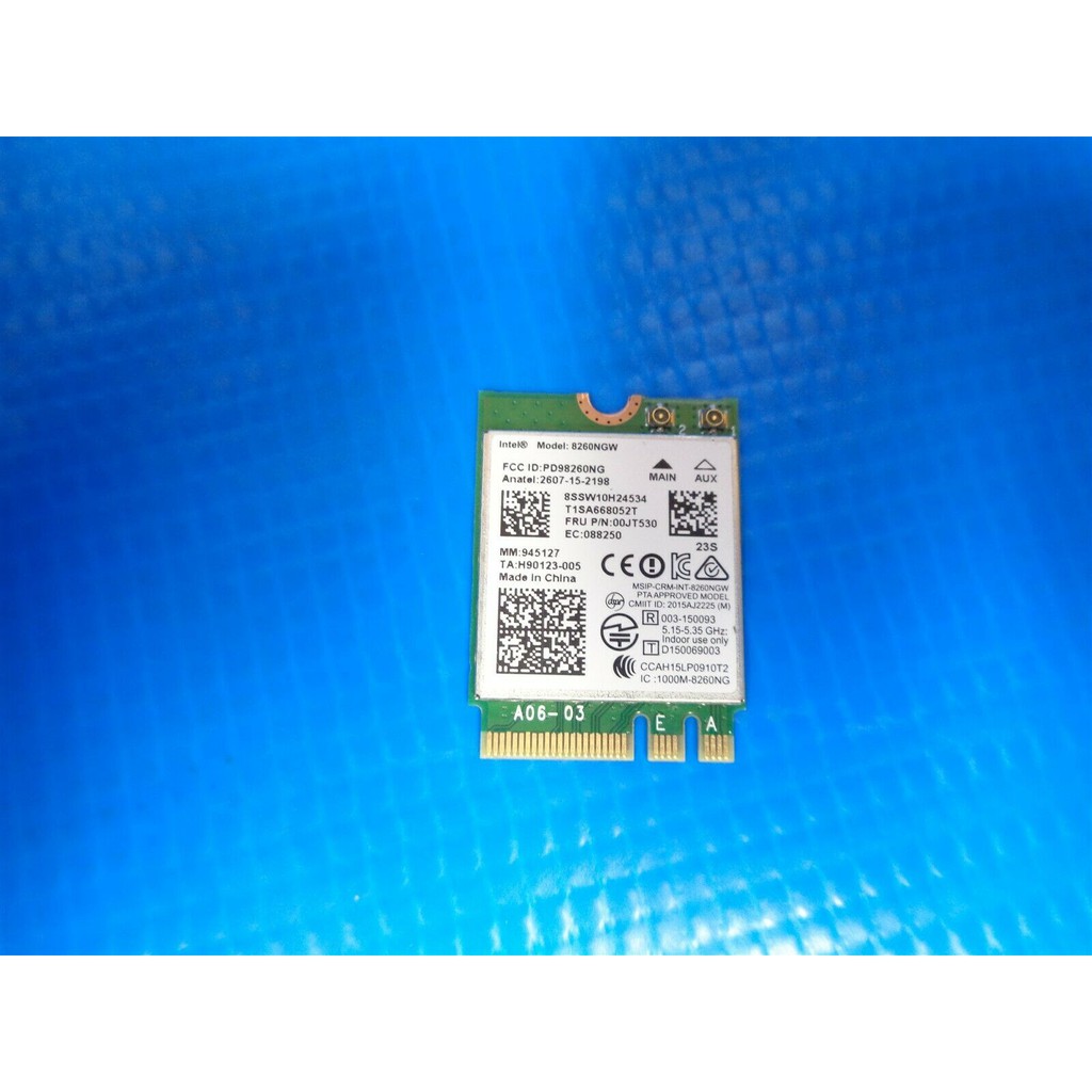 Card Wifi Intel AC7260 AC8260 AC9260 AX200 khe M2 | Shopee Việt Nam